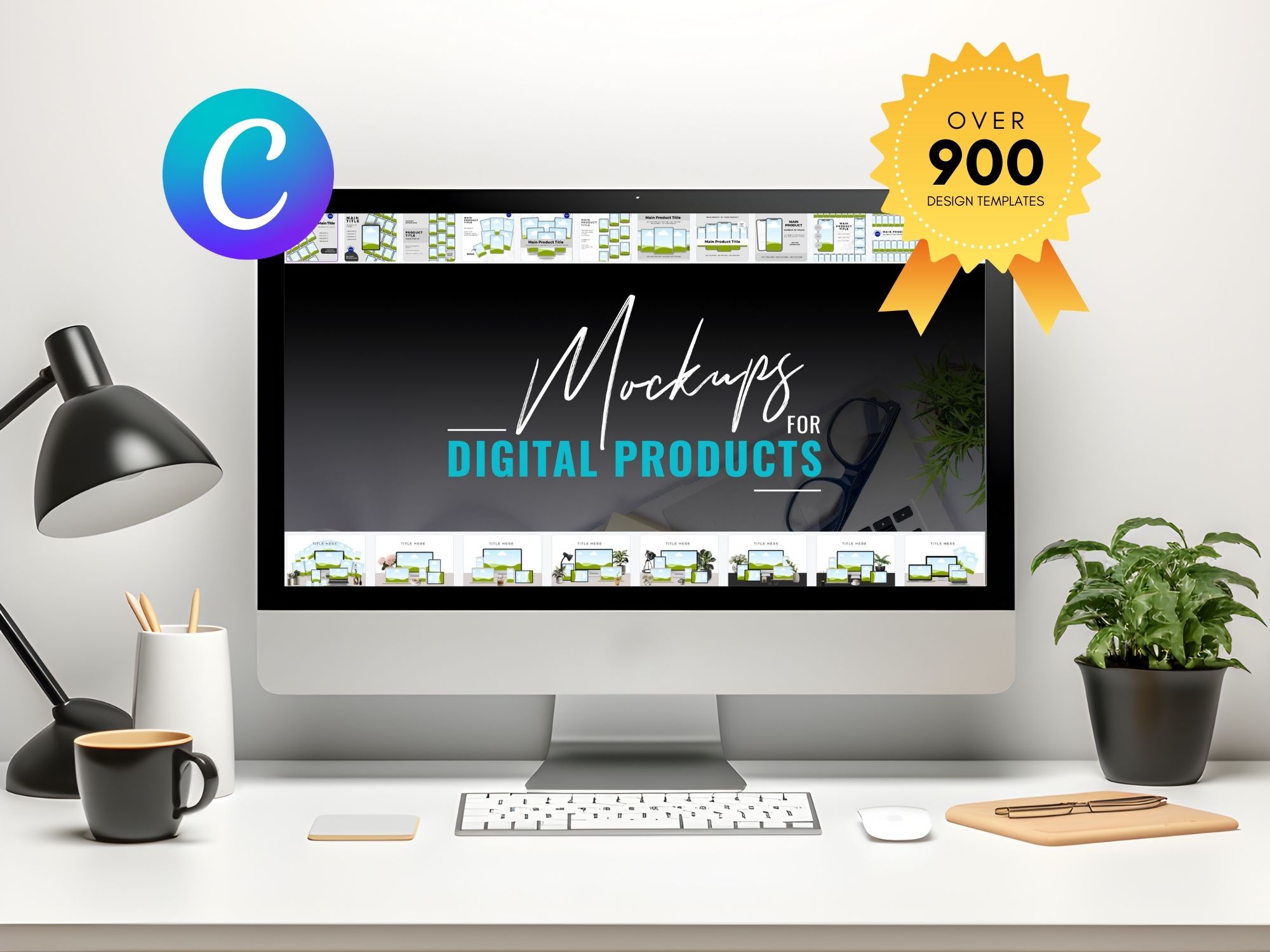 Canva Mockup Produk & Video Template