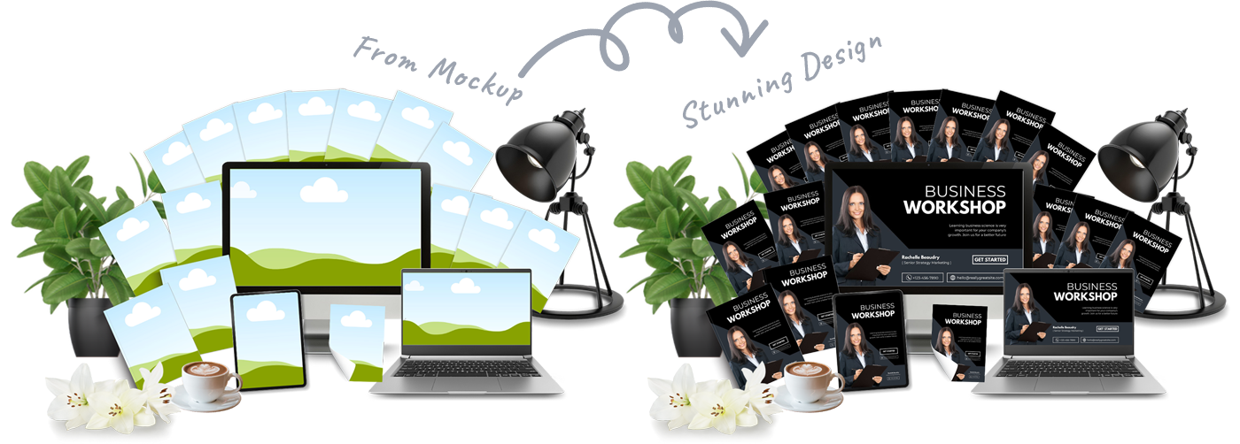 Canva Mockup Produk & Video Template